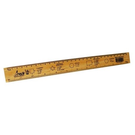 REGLA MADERA 30CM-ARLY-REGLA