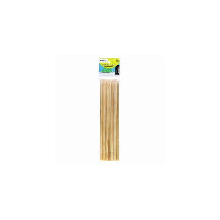 BROCHETA DE BAMBU 25X03CM BOL/25PZ-BARRILITO-BROCHA